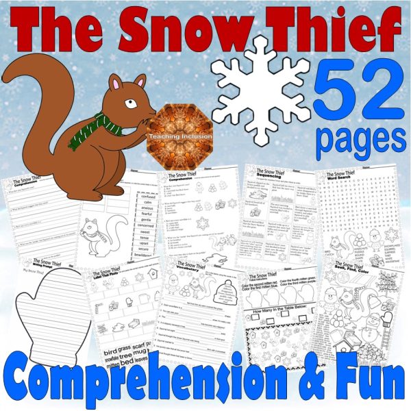 The Snow Thief Winter Read Aloud Book Study Companion Reading ...