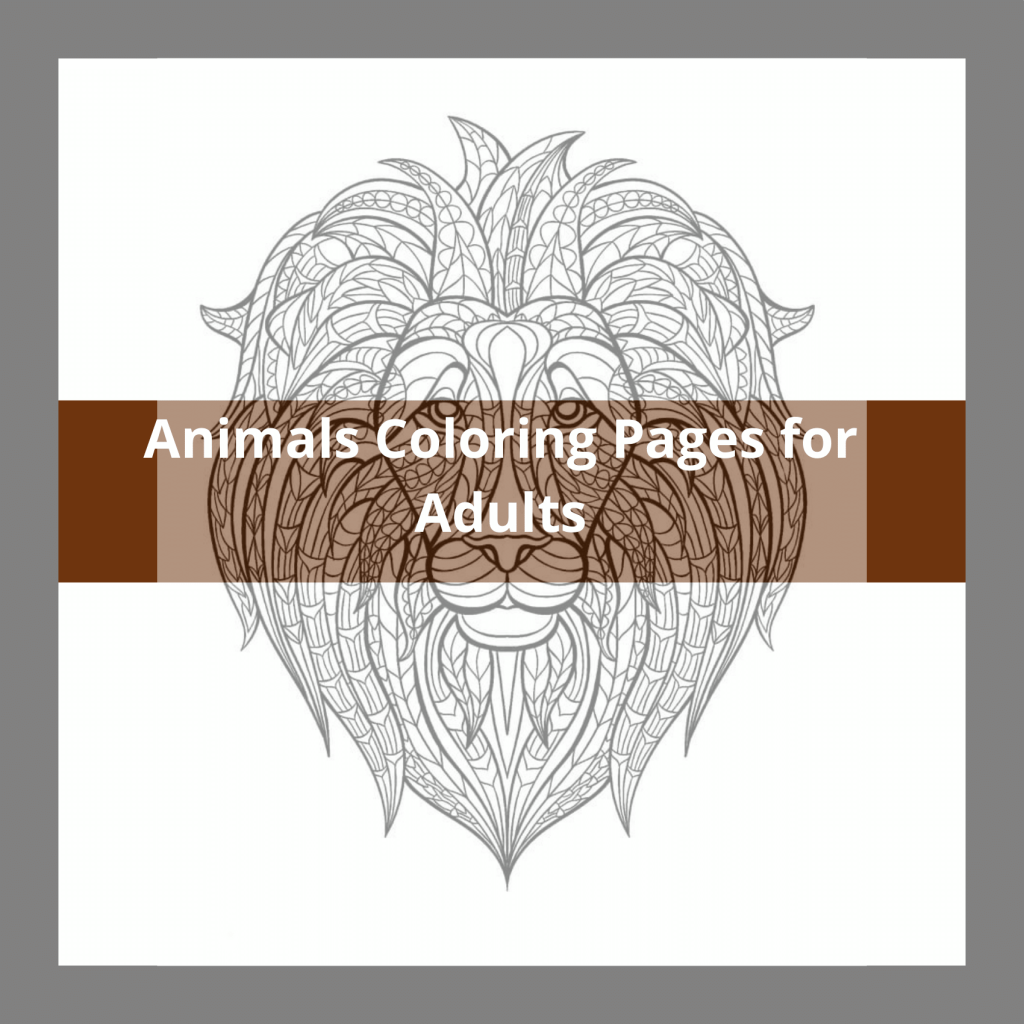 Intricate Animal Coloring Pages for Adults – Relax & Unwind | Made By ...