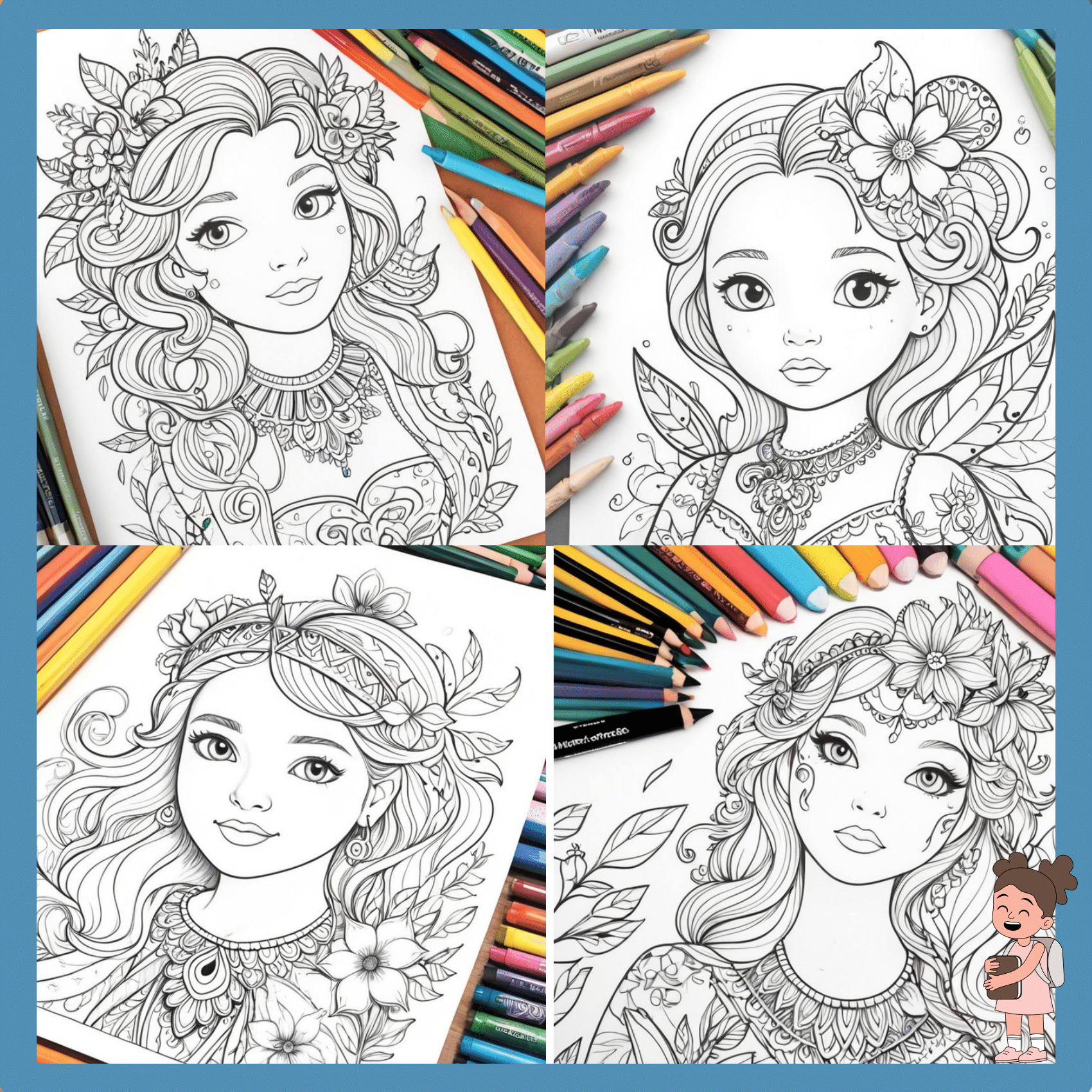 Art Coloring Pages Collection – Unleash Your Creativity | Made By Teachers