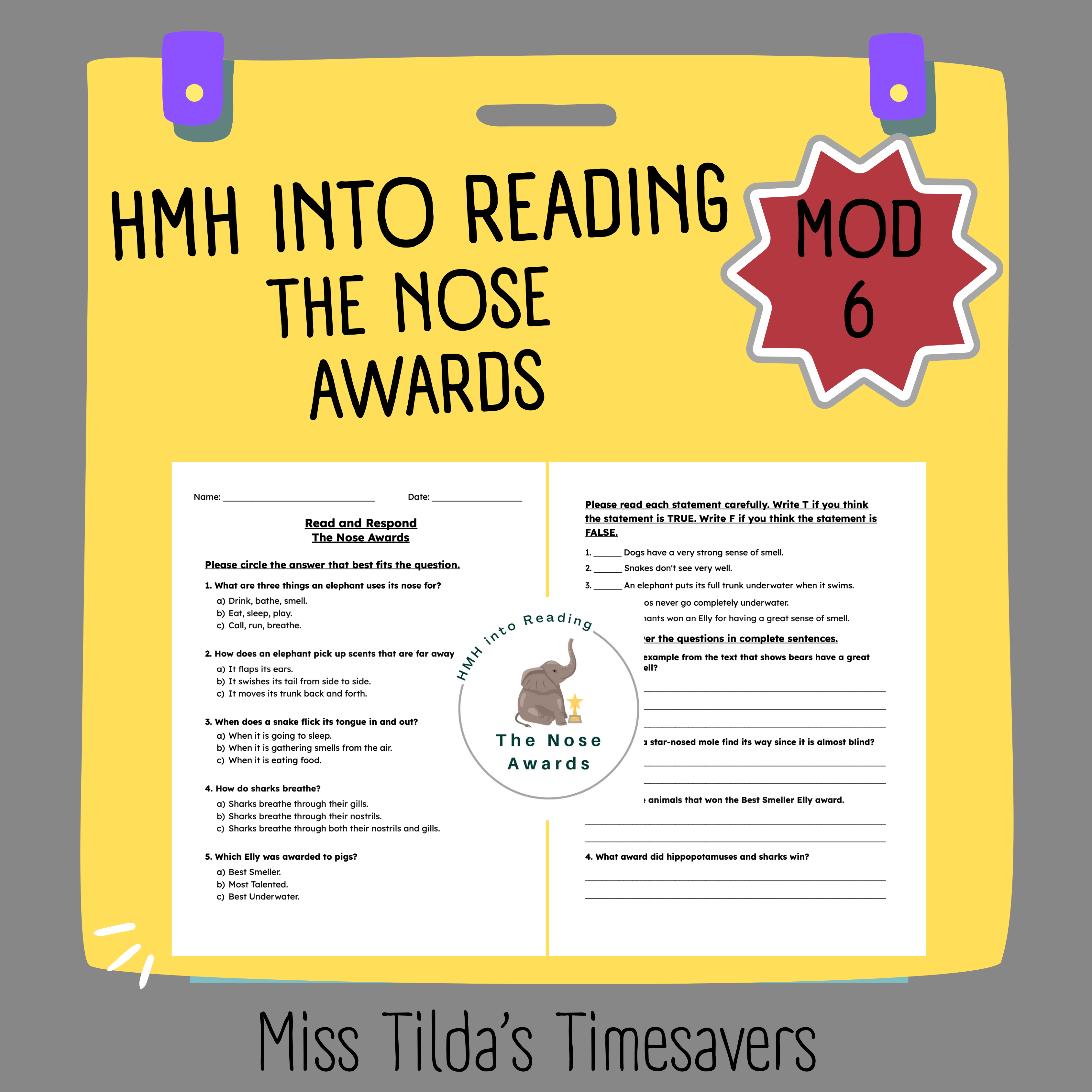 Kumak's Fish Quiz - Grade 3 Reading Street - Made By Teachers
