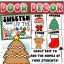 Door Decorations Bulletin Board Display Christmas Cookie Theme EDITABLE ...