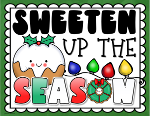 Door Decorations Bulletin Board Display Christmas Cookie Theme EDITABLE ...