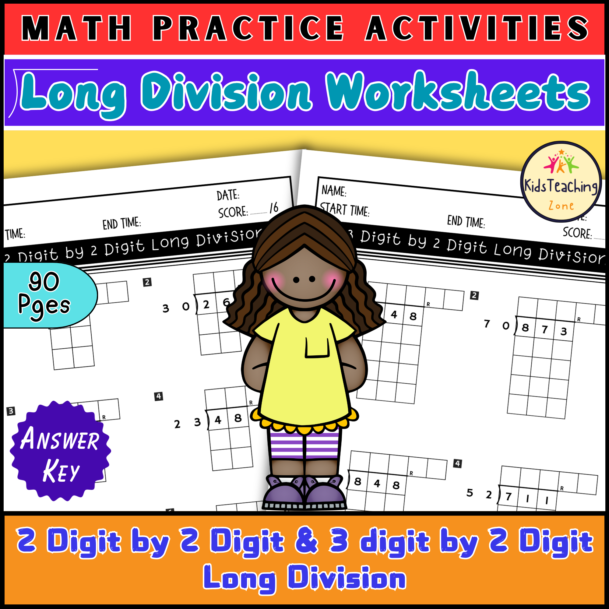 Triple and Quadruple Digit Addition and Subtraction Practice Worksheets ...