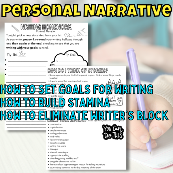 Personal Narrative Writing, Graphic Organizer, Rubric & Examples | Made ...