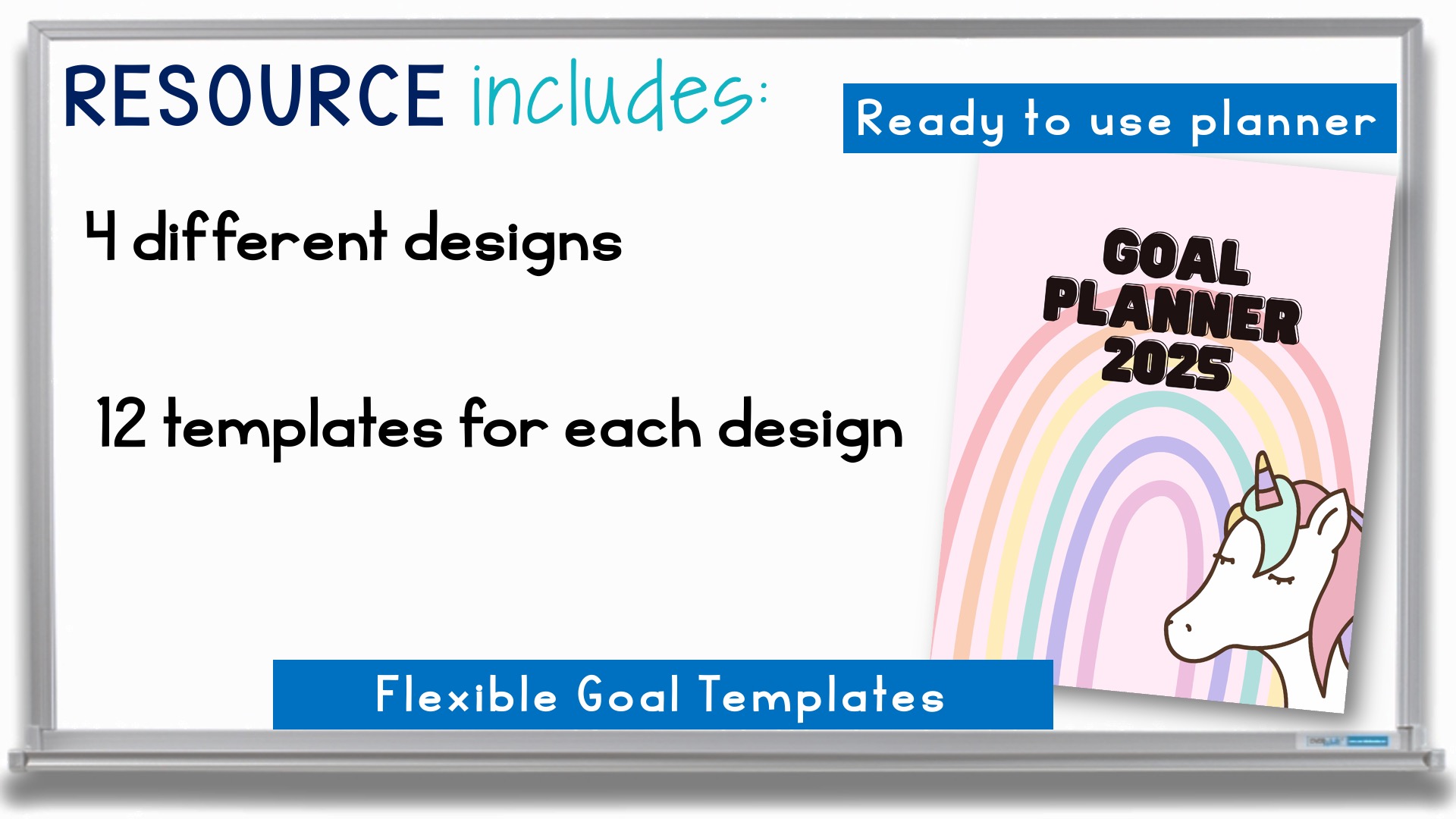 2025 Goal Planner For Kids New Years Reflection and Goals Setting ...