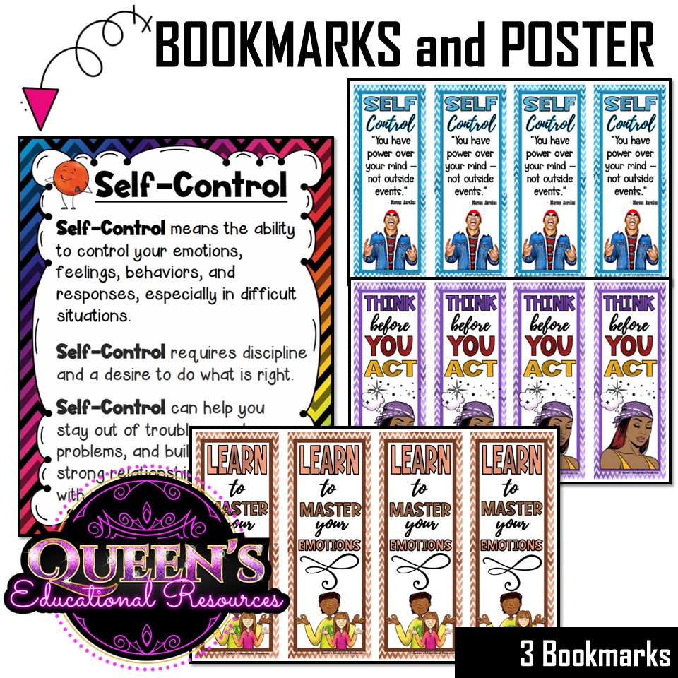 Self-Control Worksheets | Self-Control Activities | Self-Regulation ...