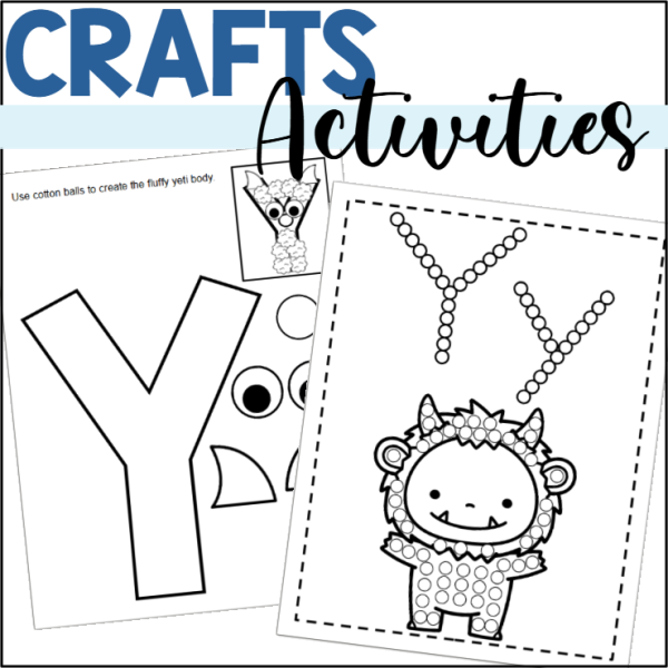 Y is for Yeti Preschool Unit - Made By Teachers