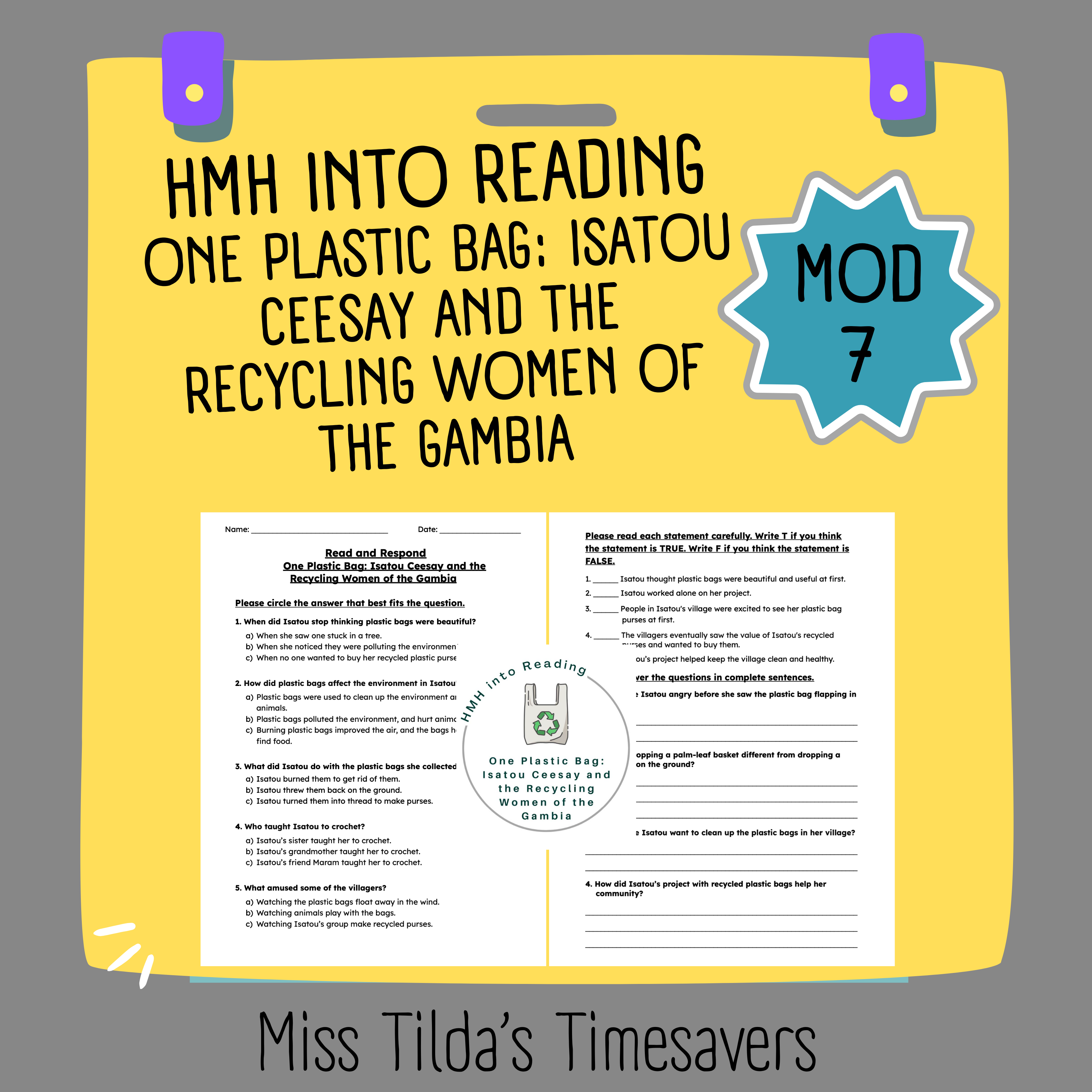 Adelina's Whales - 4th Grade Reading Street | Made By Teachers