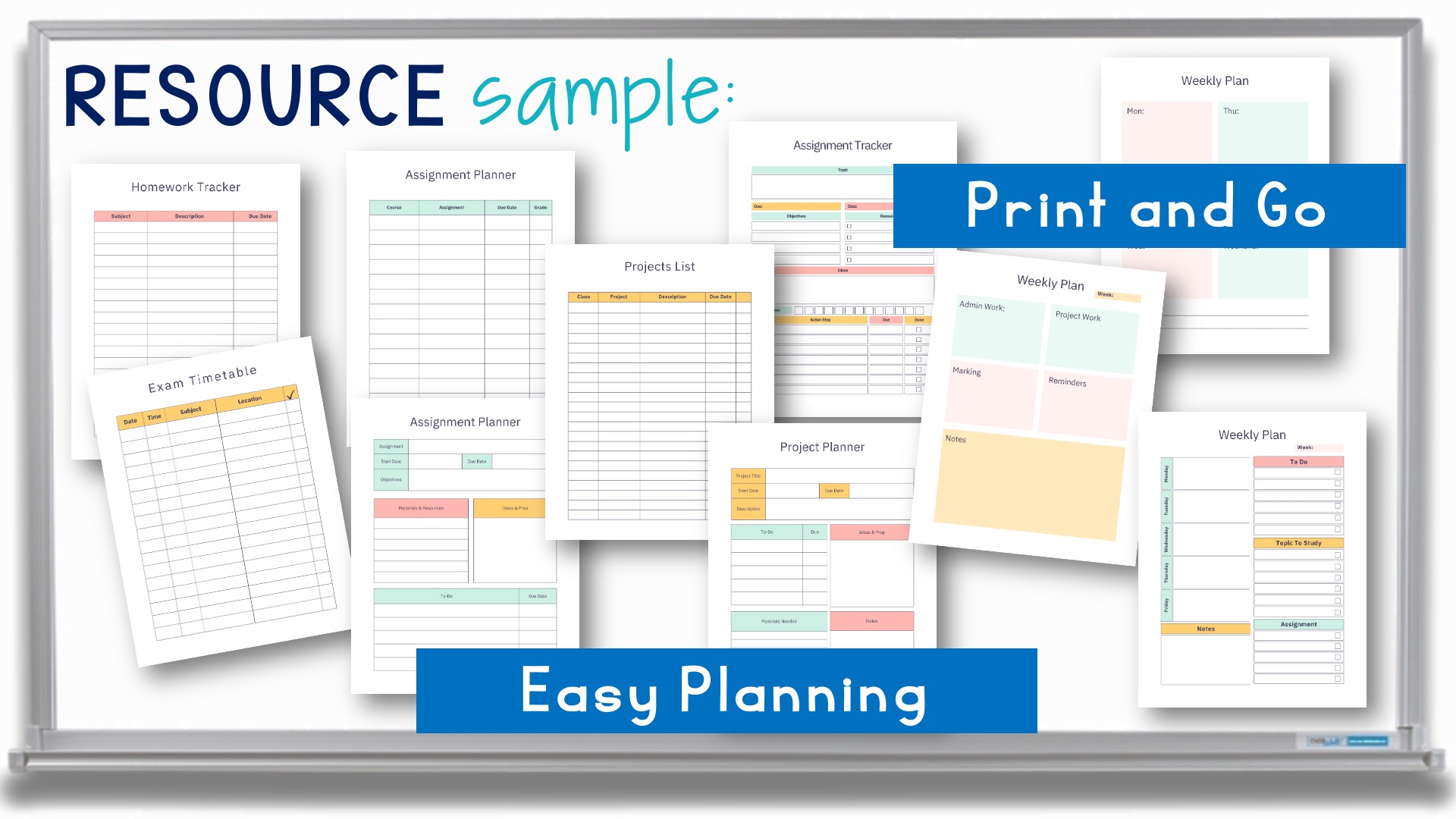 2025-2026 Student Planner Printable Planning Templates Students Plan ...