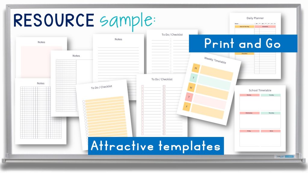 2025-2026 Student Planner Printable Planning Templates Students Plan ...