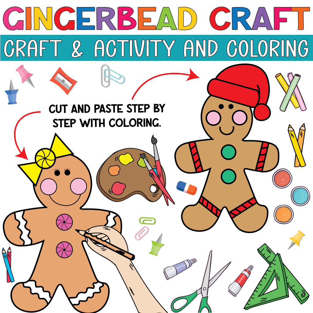 Gingerbread Craft Bulletin Board Gingerbread Man Week Activities | Made ...