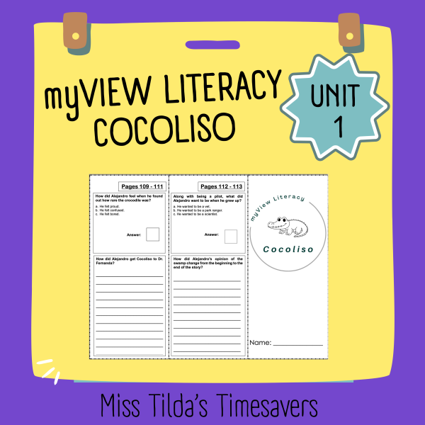 Cocoliso - Grade 3 myView Literacy - Made By Teachers