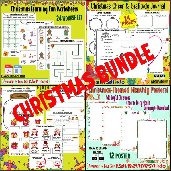 The Ultimate Christmas Fun & Learning Bundle. | Made By Teachers