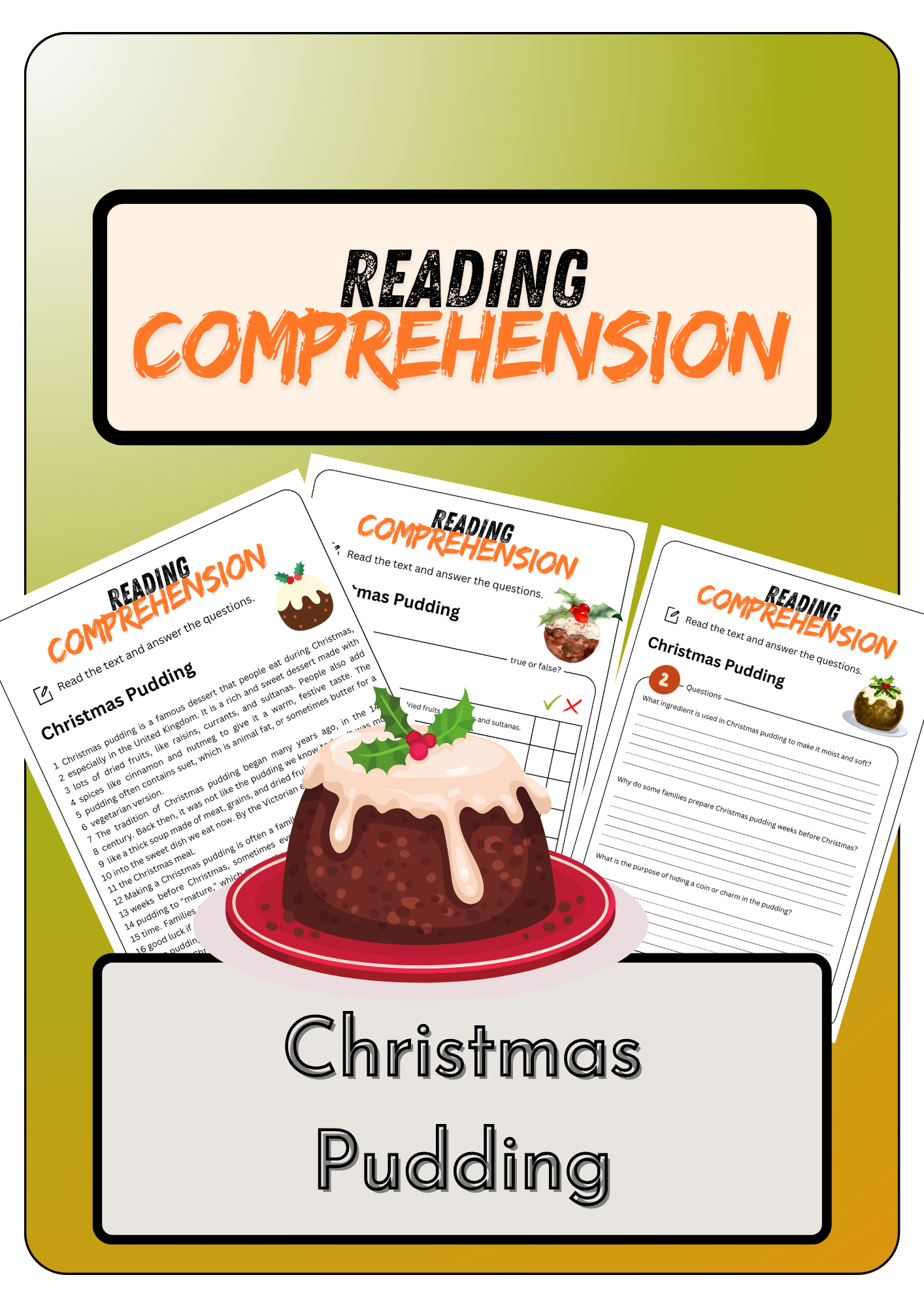 Reading Comprehension - Green Pepper + Solutions | Made By Teachers