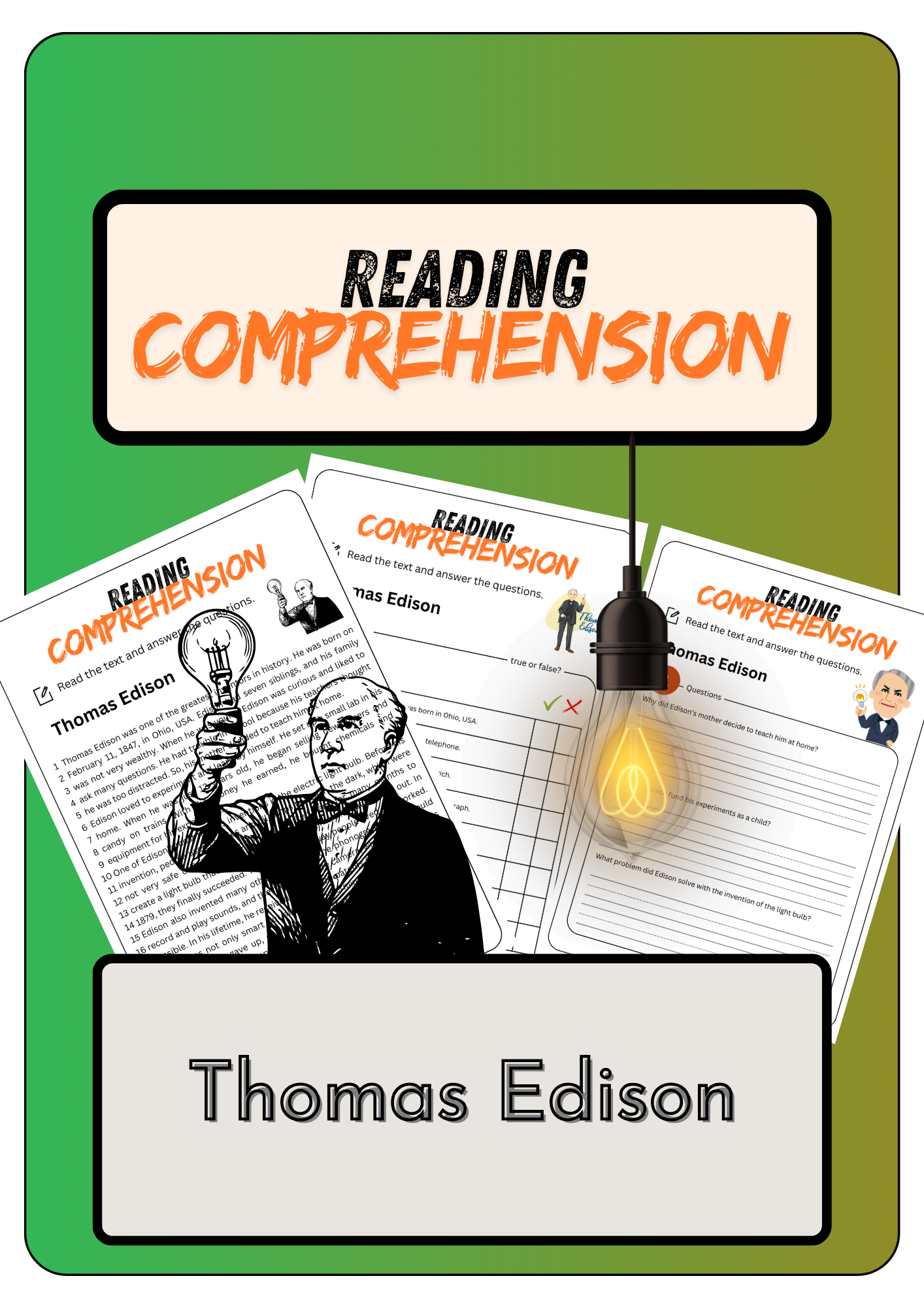 Reading Comprehension - Green Pepper + Solutions | Made By Teachers