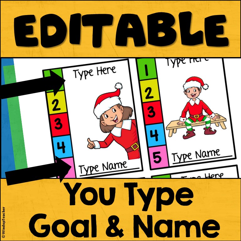 Elf Behavior Reward Punch Cards - EDITABLE - Christmas Elves Elf ...