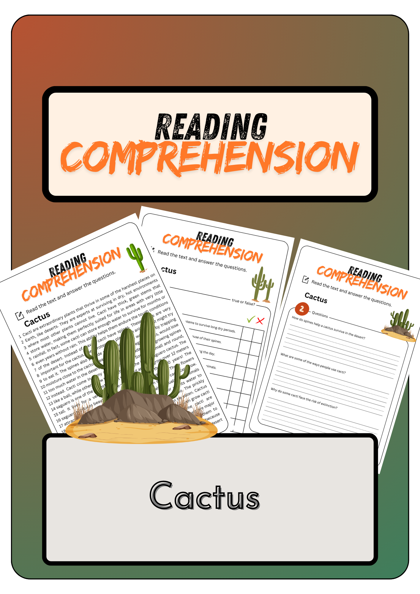 Reading Comprehension - Wyoming + Solutions | Made By Teachers