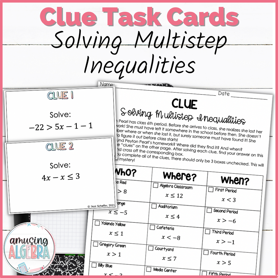 Factoring GCF Mystery Word Puzzle | Made By Teachers