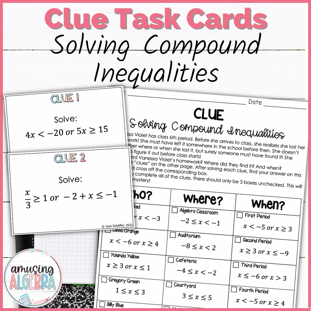 Classifying Polynomials Clue Mini Mystery Activity | Made By Teachers