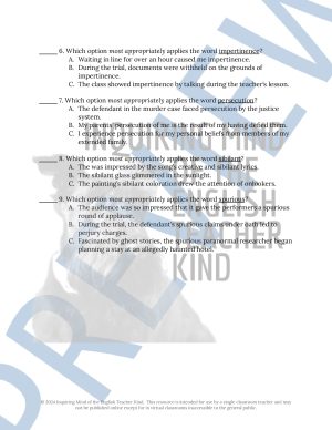 To Kill a Mockingbird Chapters 24-26 Quizzes, Inference Worksheets, and ...