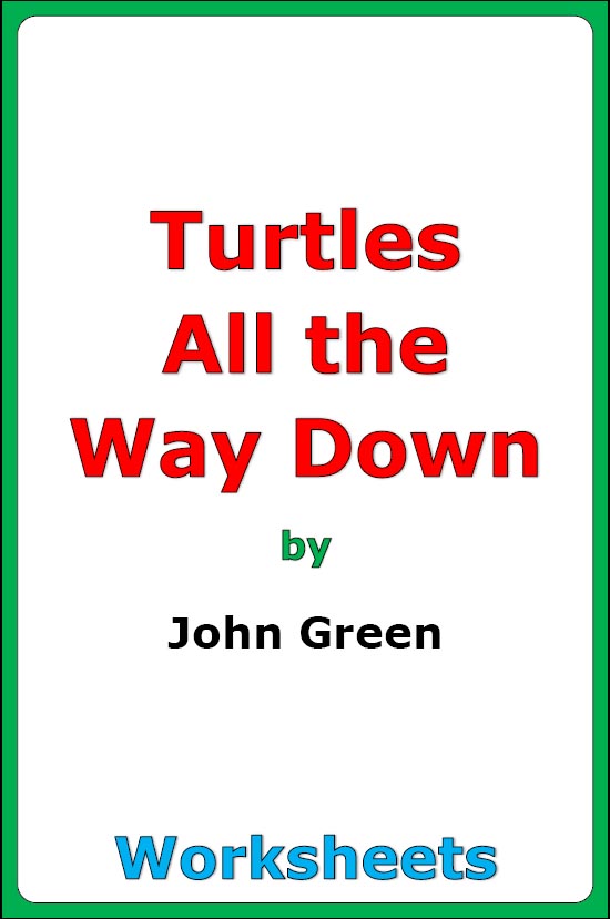 John Green "Turtles All the Way Down" worksheets | Made By Teachers