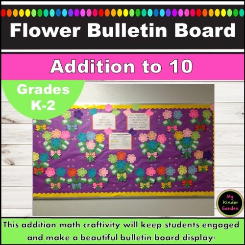 Flower Addition Craftivity | Spring Math Activities for Kindergarten ...