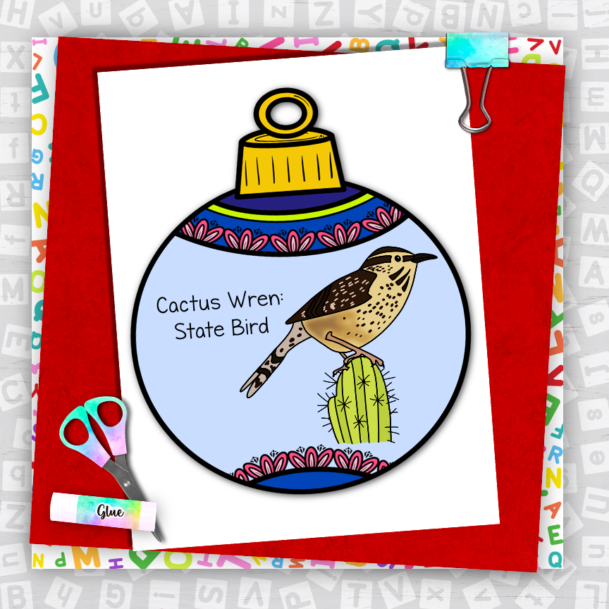 Arizona State Symbols | Christmas Ornament Crafts | Made By Teachers