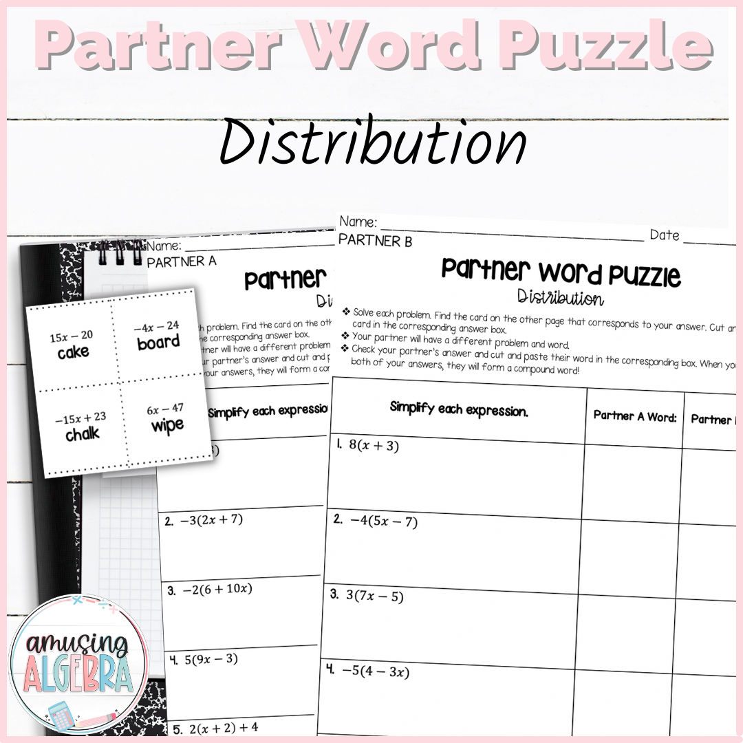 Quadratic Formula Mystery Word Puzzle | Made By Teachers