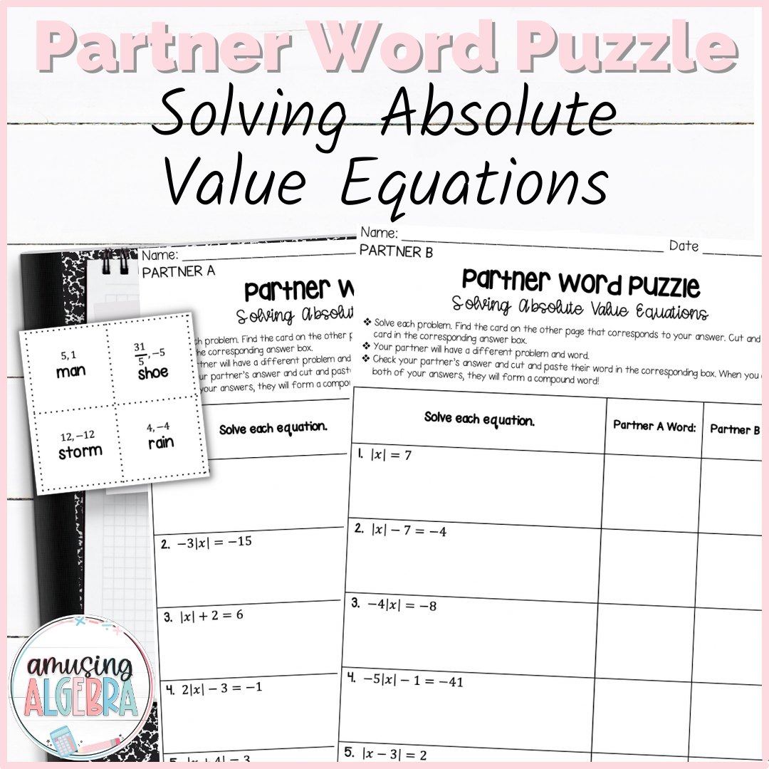 Solving Polynomial Equations Mystery Word Puzzle | Made By Teachers