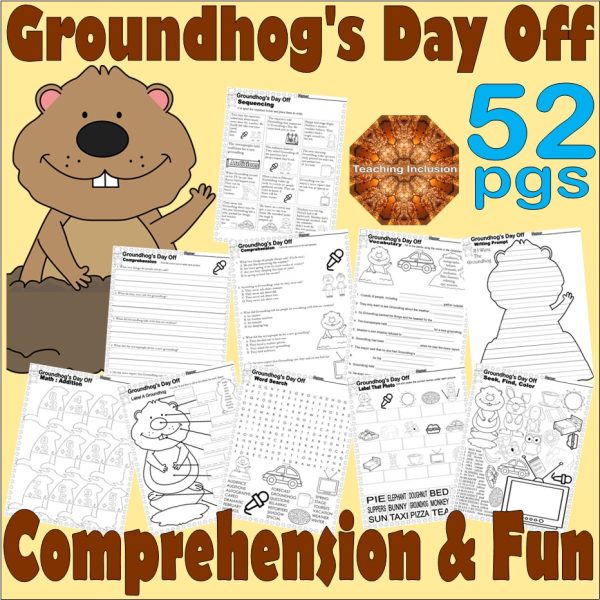 Groundhog’s Day Off Winter Read Aloud Book Companion Reading ...