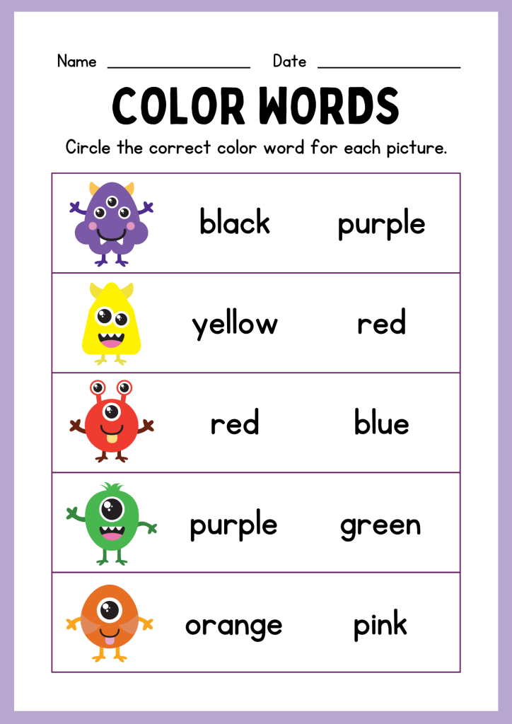 Color Activities Printables and Worksheets | Identifying Colors - Made ...