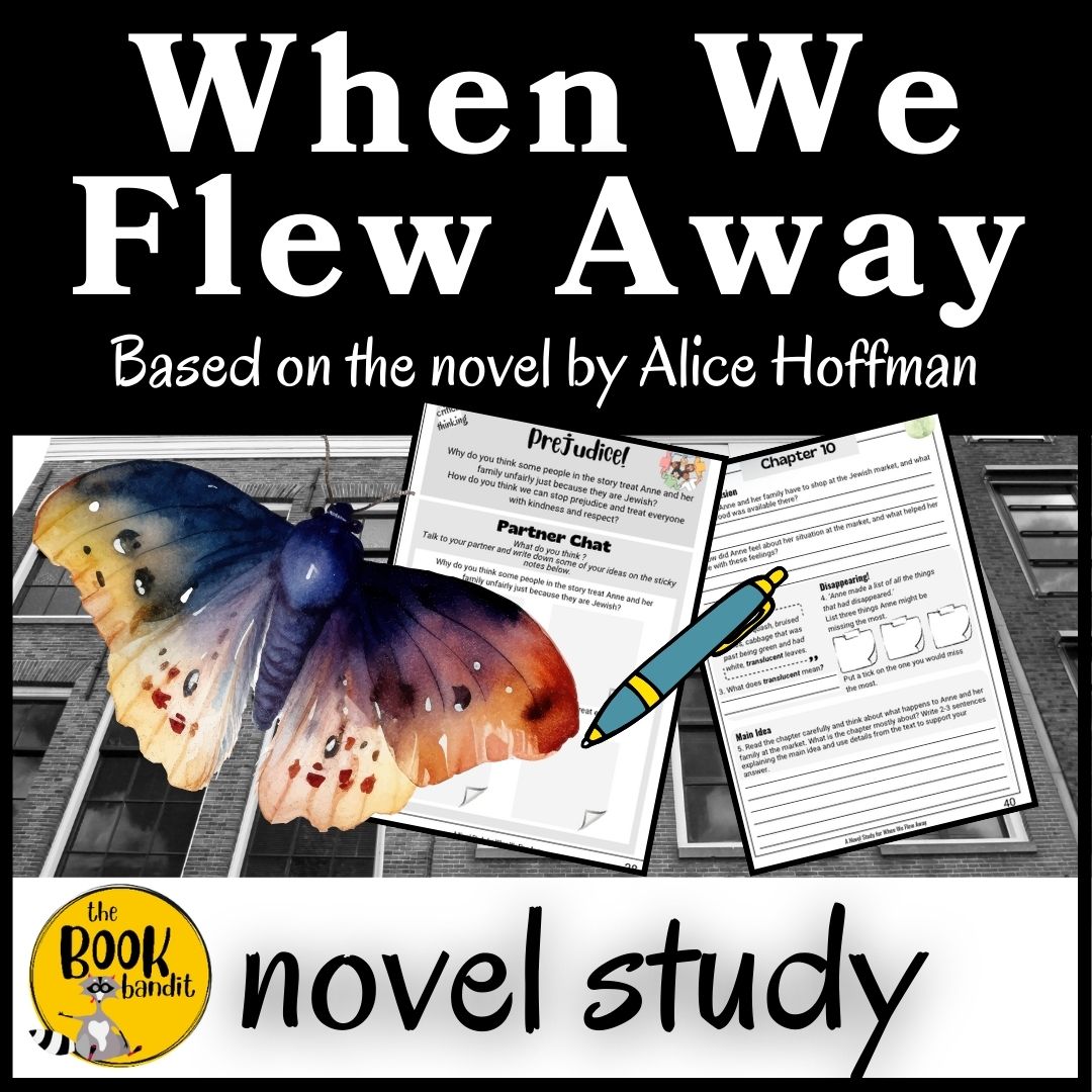 WHEN WE FLEW AWAY based on the book by Alice Hoffman NOVEL STUDY | Made ...