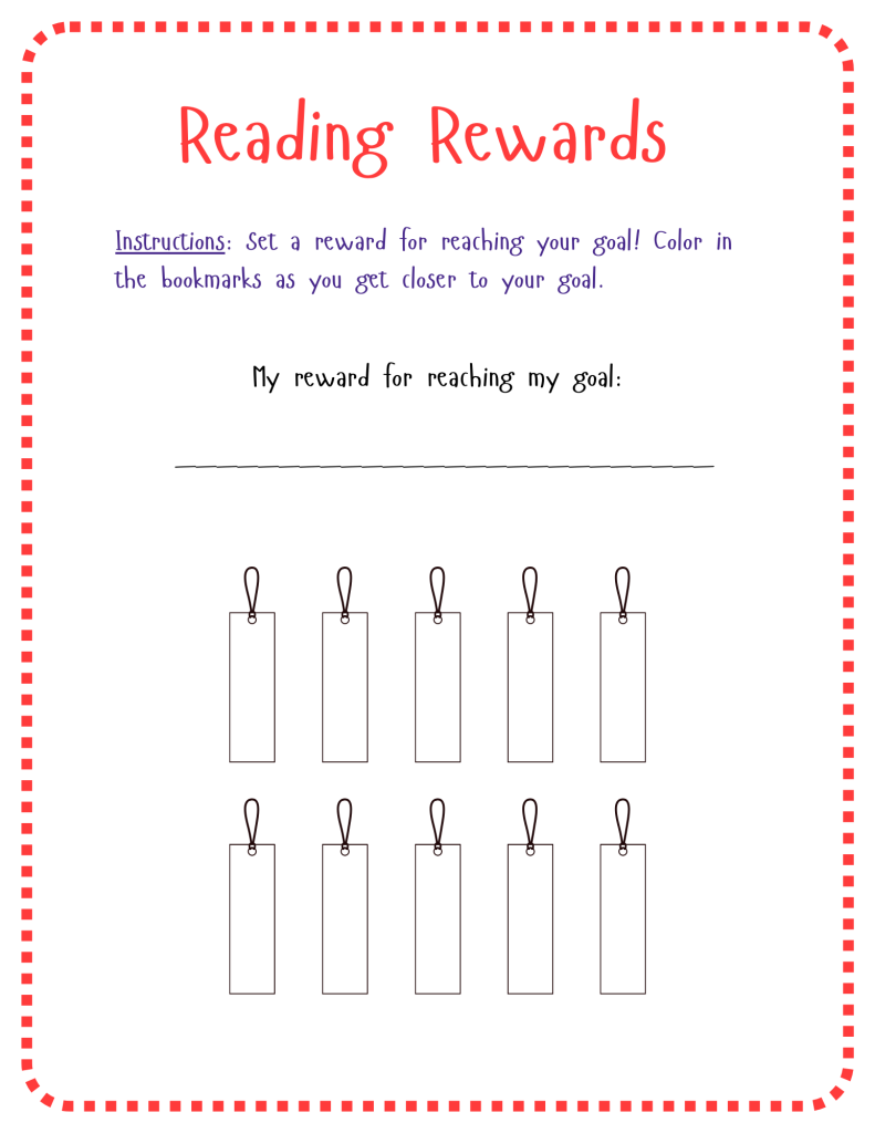 Kindergarten & 1st Grade Reading Goal Tracker Printable (7 Pages ...