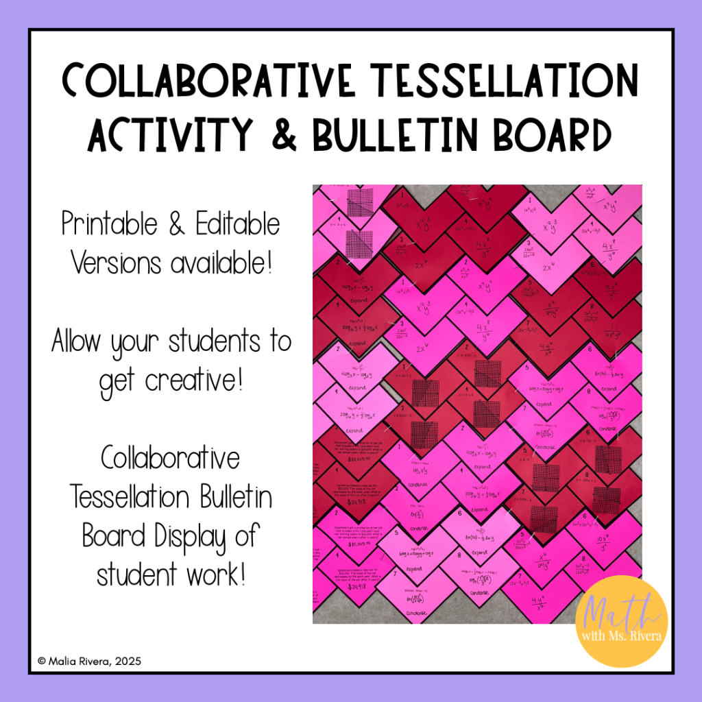 EDITABLE Graphing Linear Inequalities Valentines Day Bulletin Board ...