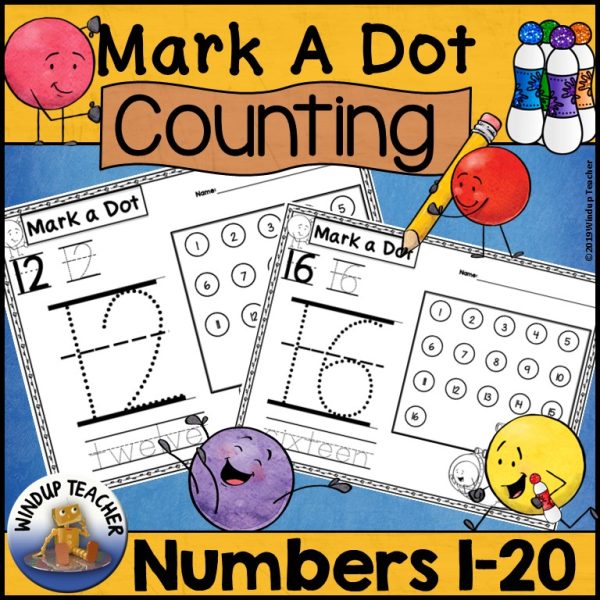 Do-A-Dot Marker Printable Activity - Counting Bingo Dot Dauber ...