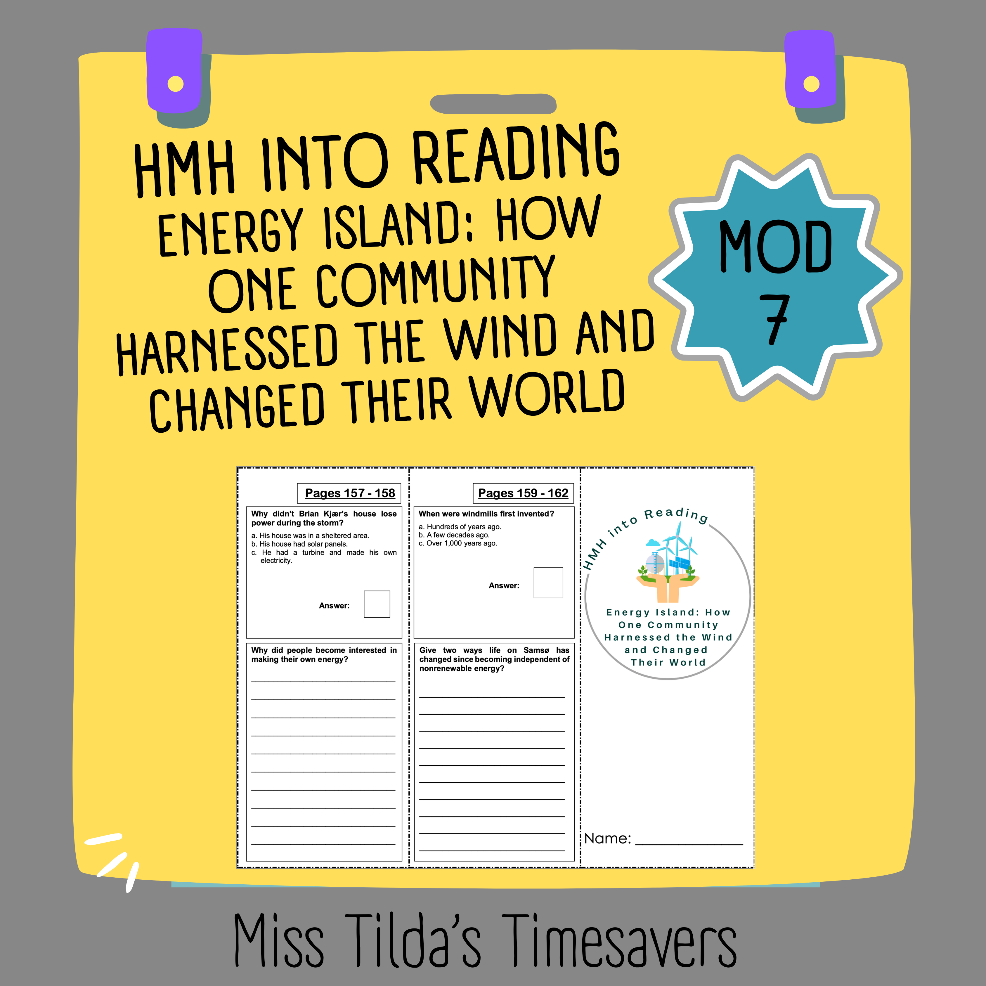 Scaredy Squirrel - Grade 3 HMH into Reading | Made By Teachers