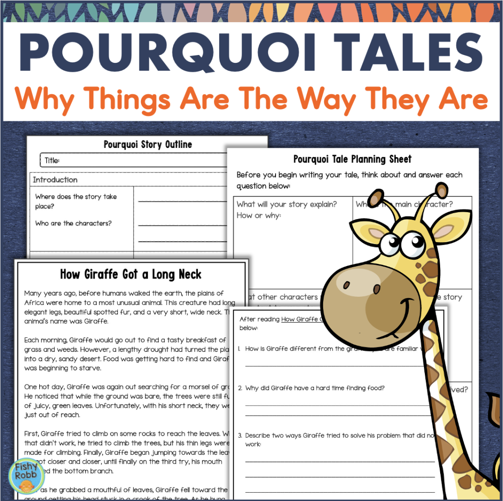 Pourquoi Tales Reading Comprehension and Story Writing Lesson Origin ...