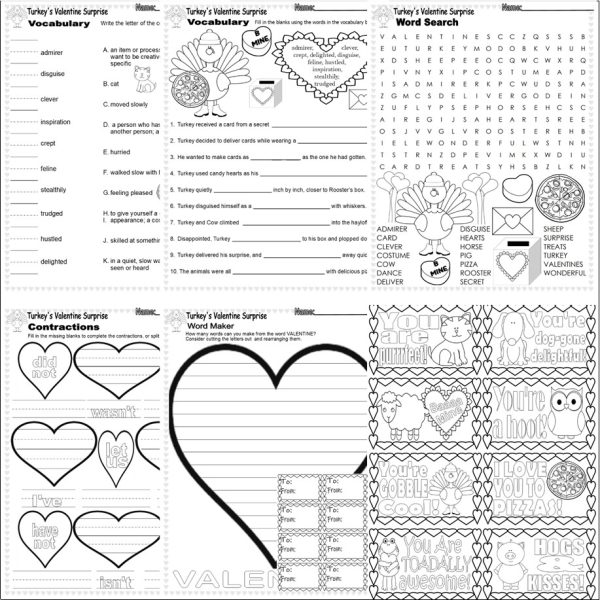 Turkey's Valentine Surprise Read Aloud Book Companion Reading ...