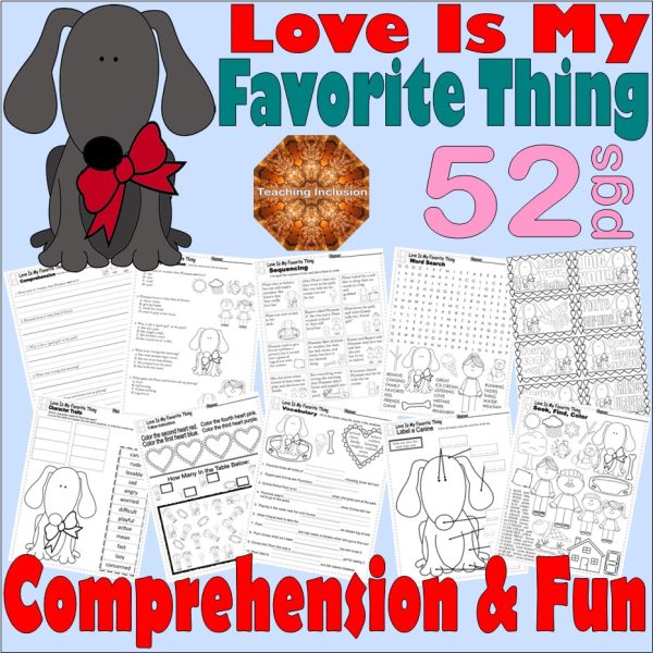 Love is My Favorite Thing Read Aloud Reading Comprehension Valentine's ...