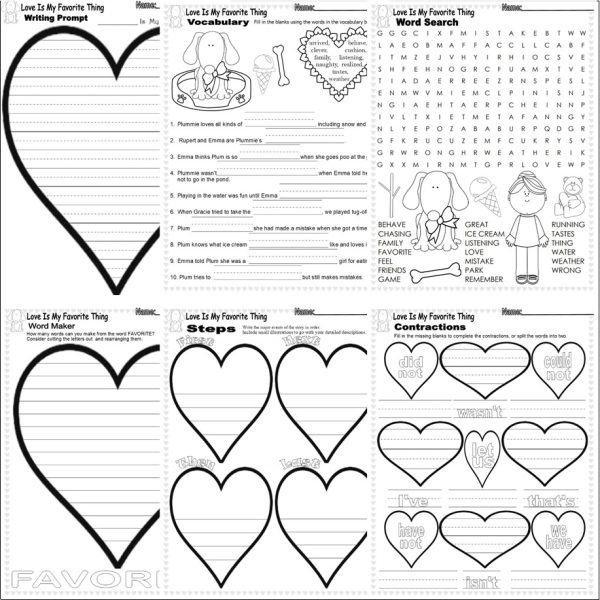 Love is My Favorite Thing Read Aloud Reading Comprehension Valentine's ...