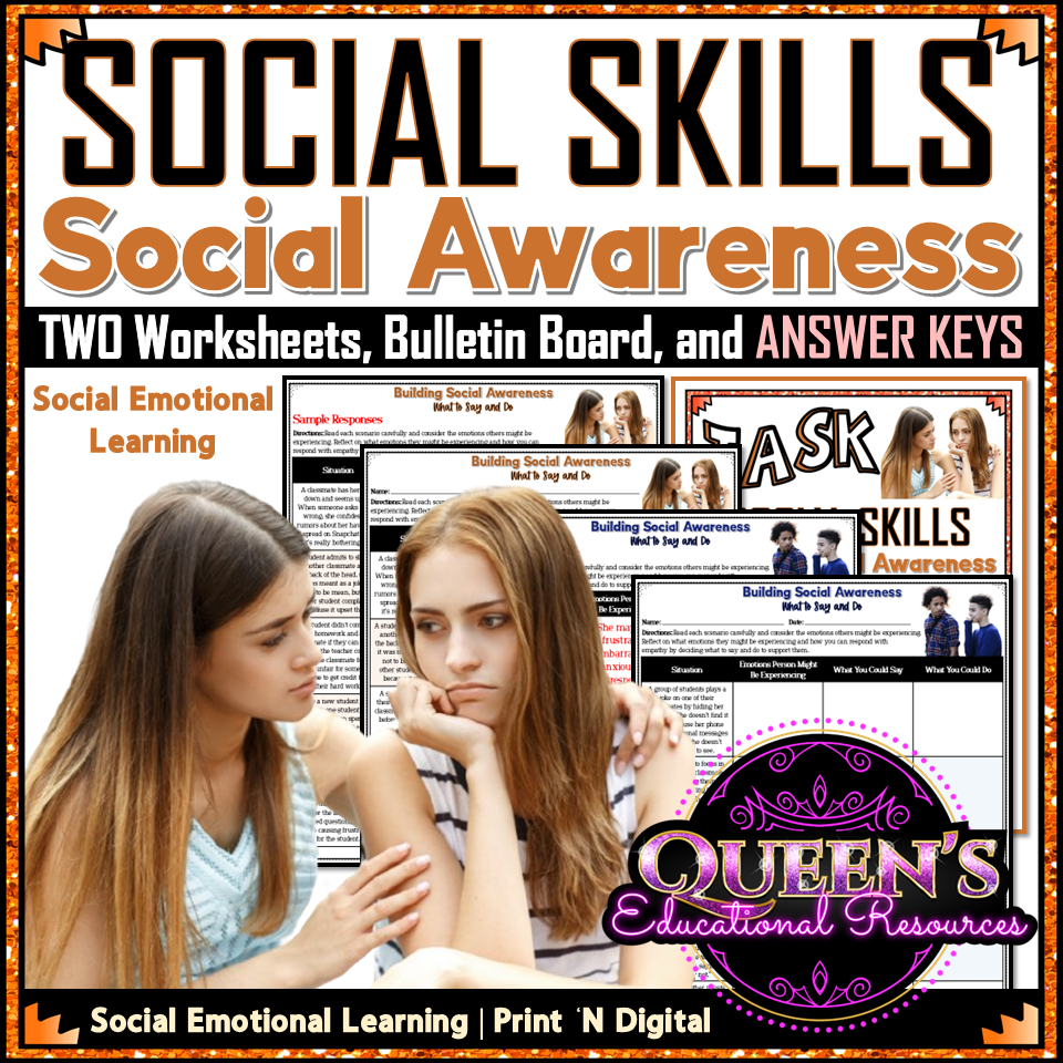 Body Image Scenarios | Situation Cards and Worksheets | Self-Awareness ...