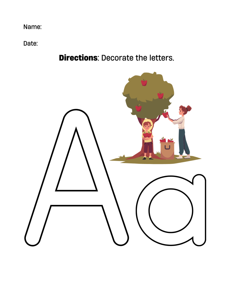 Pre-Reading Skills Packet (A-E) | Made By Teachers