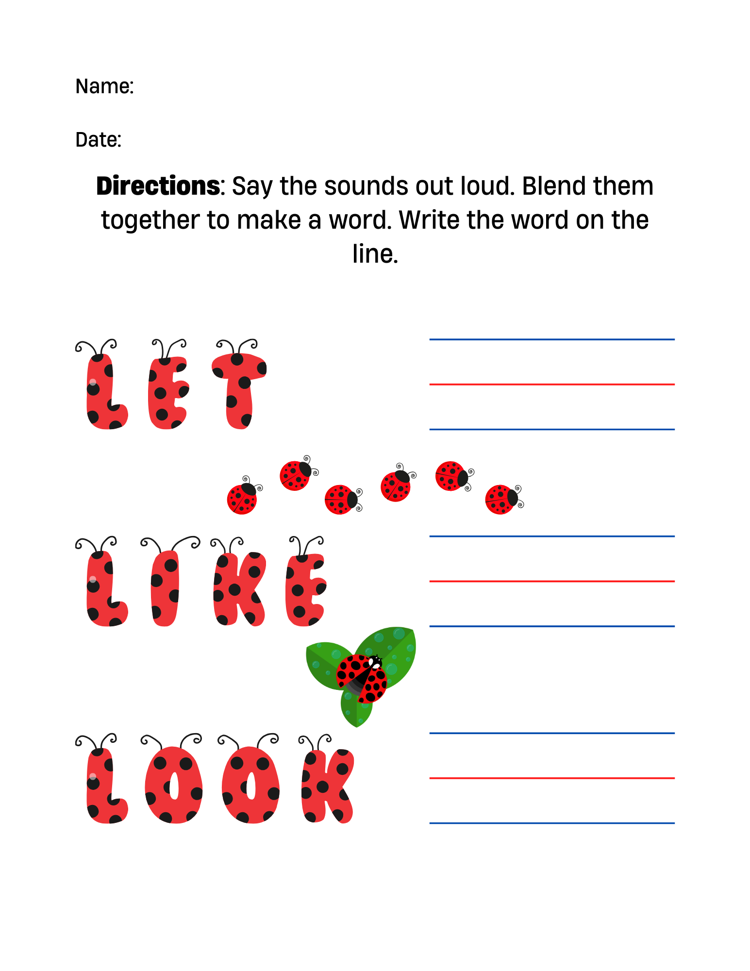 Pre-Reading Skills Packet (A-E) | Made By Teachers