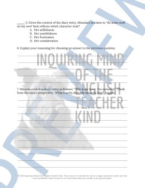 Life As We Knew It Chapters 18 through 21 Quizzes and Inference ...