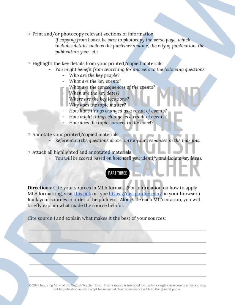 Life As We Knew It Quizzes, Inference Worksheets, Research Project, and ...