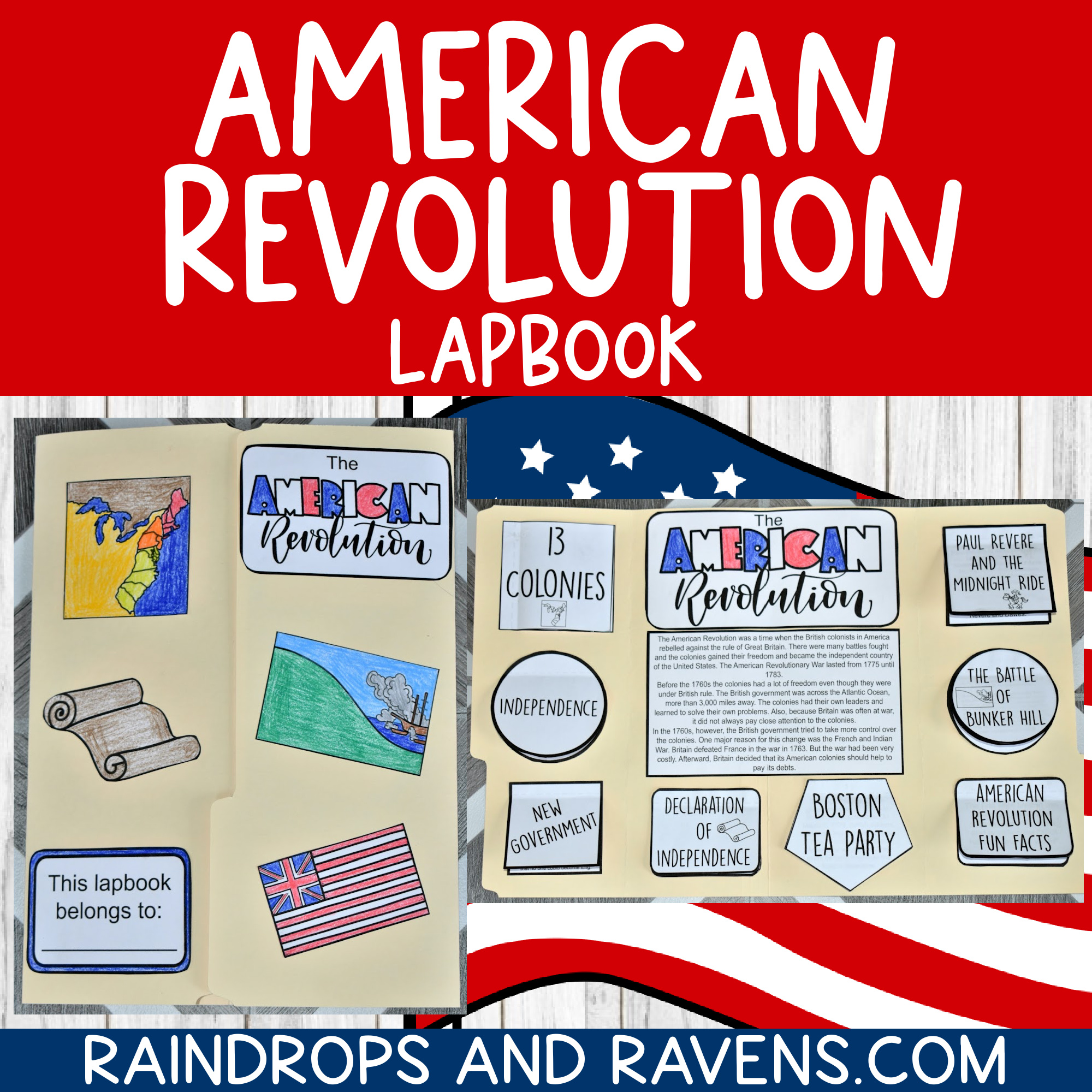 American Revolution Lapbook | Made By Teachers