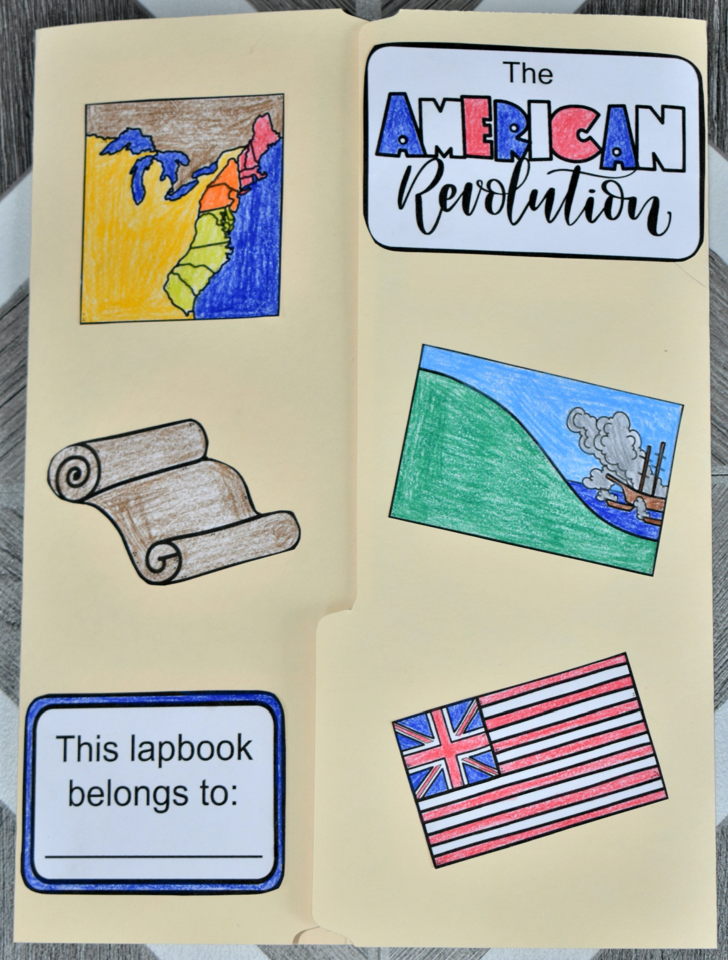 American Revolution Lapbook | Made By Teachers