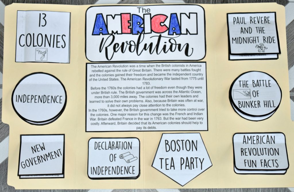 American Revolution Lapbook | Made By Teachers