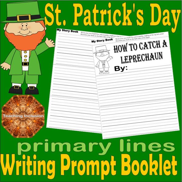 How to Catch a Leprechaun St Patrick's Day Writing Prompt Book March ...
