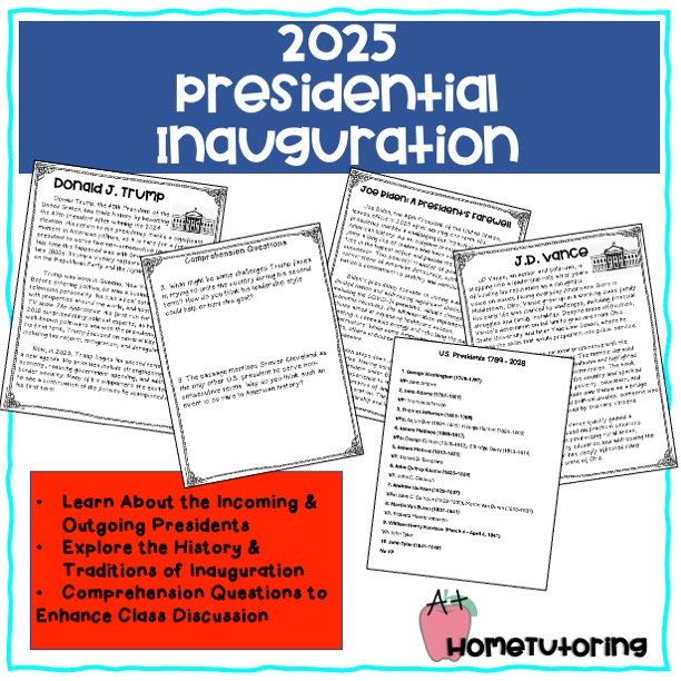 2025 Presidential Inauguration Reading Passages | Donald Trump | JD ...